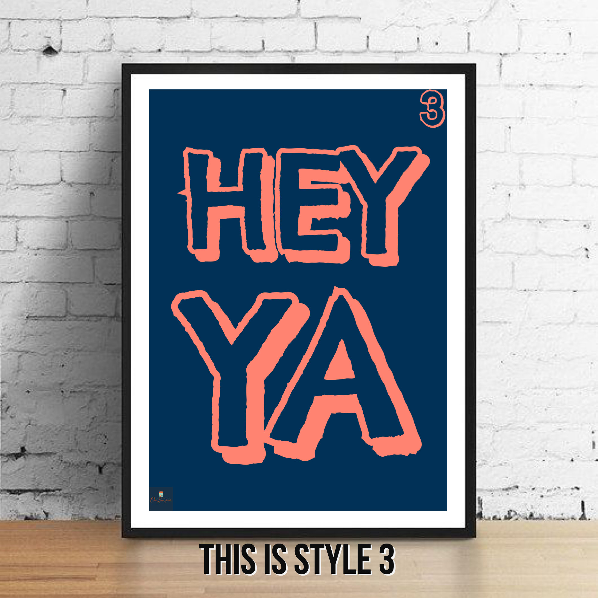 Hey Ya Lyrics Print Outkast Inspired Music Poster. | Etsy UK