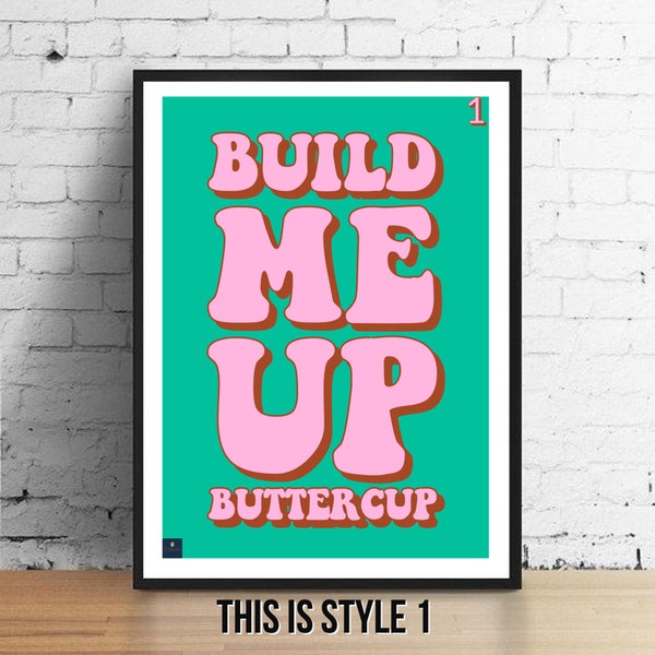 Build Me up Buttercup - Etsy