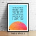 Sunny Lyrics Print Stevie Wonder Bobby Hebb Inspired Music Poster ...
