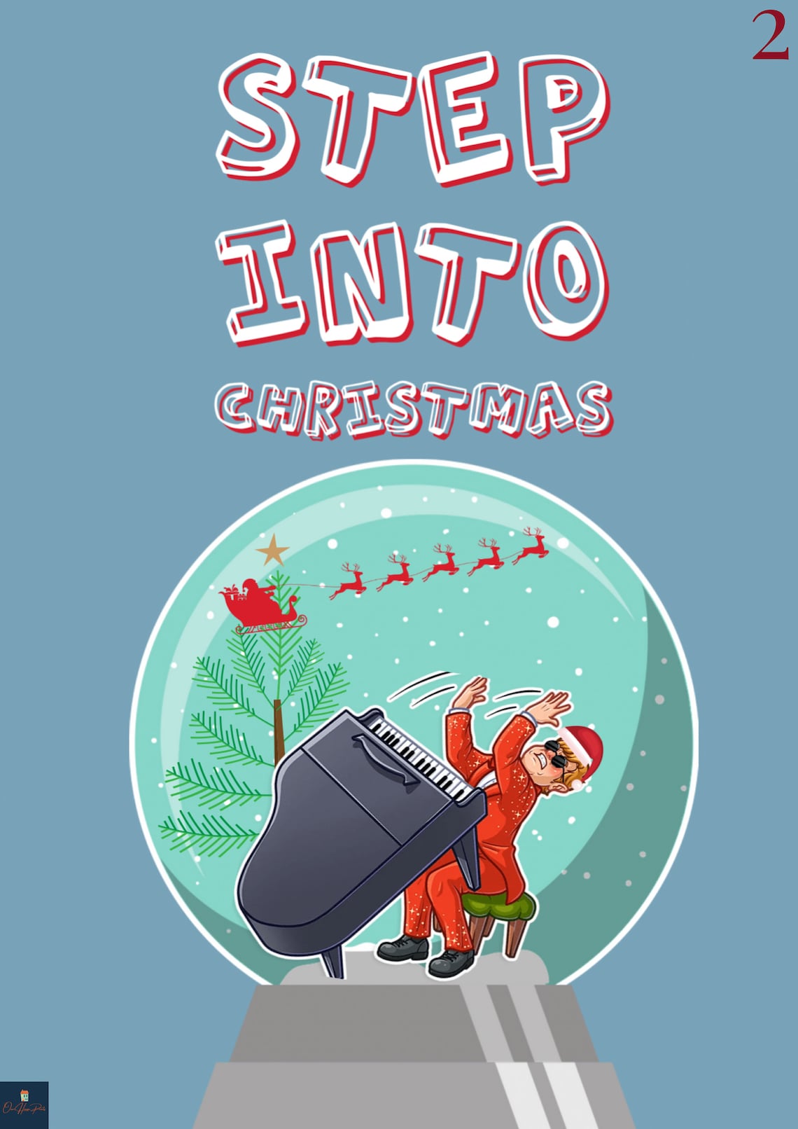 Step Into Christmas Lyrics Print Elton John Inspired Music - Etsy