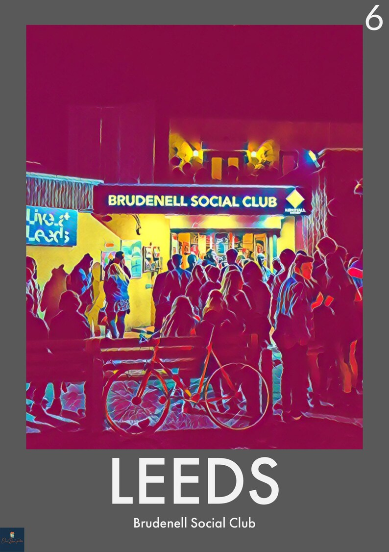 Leeds Vintage Travel Print Wall Art Poster. - Etsy UK