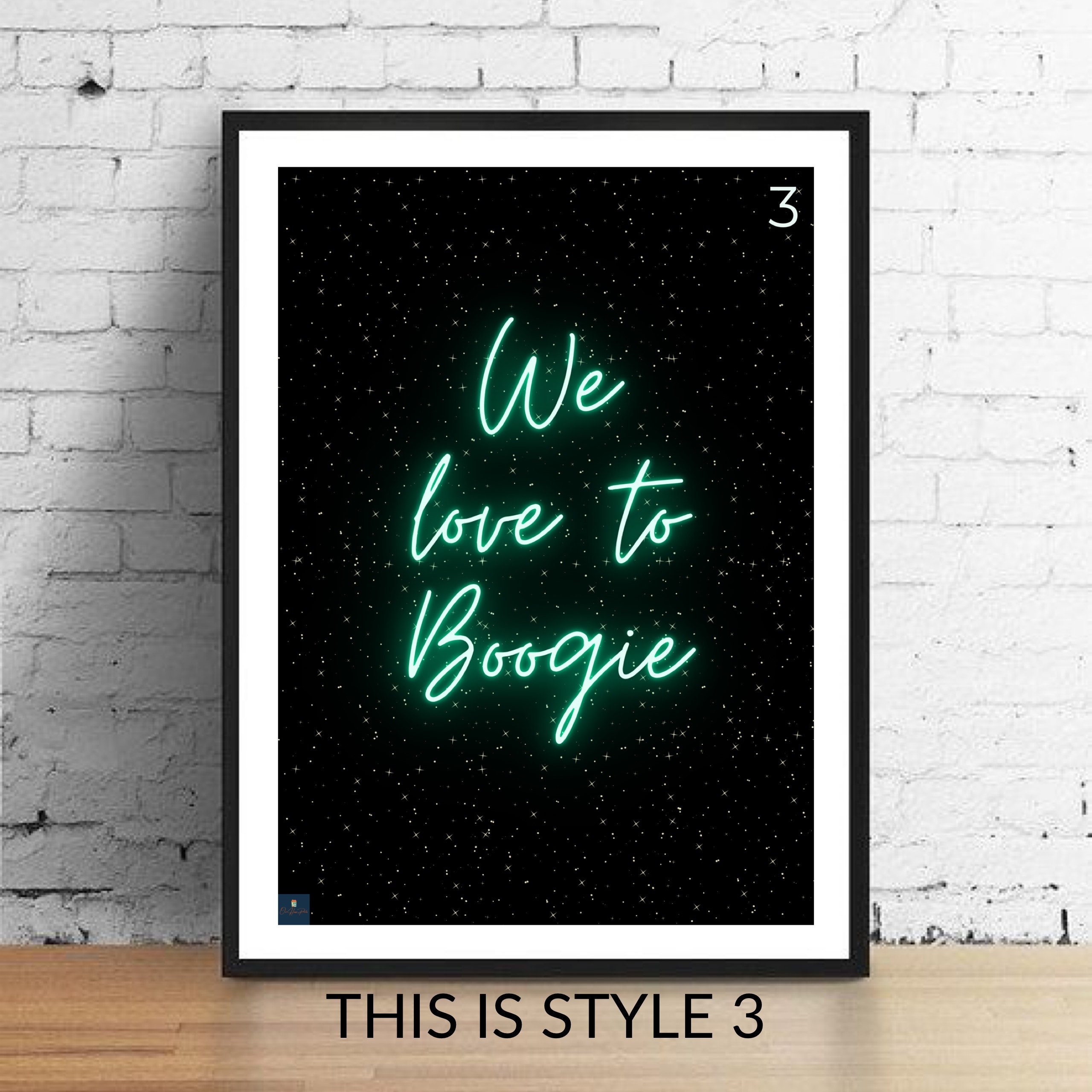 We Love To Boogie Lyrics Print T-Rex Inspired Music Poster. - Etsy 日本