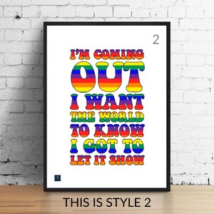 Im Coming Out Lyrics Print Diana Ross Inspired Music Poster. Wall Art ...