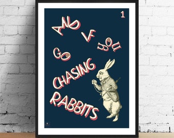 White Rabbit Art - Etsy