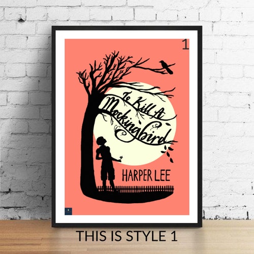 To Kill a Mockingbird Harper Lee Inspirational Book Page - Etsy
