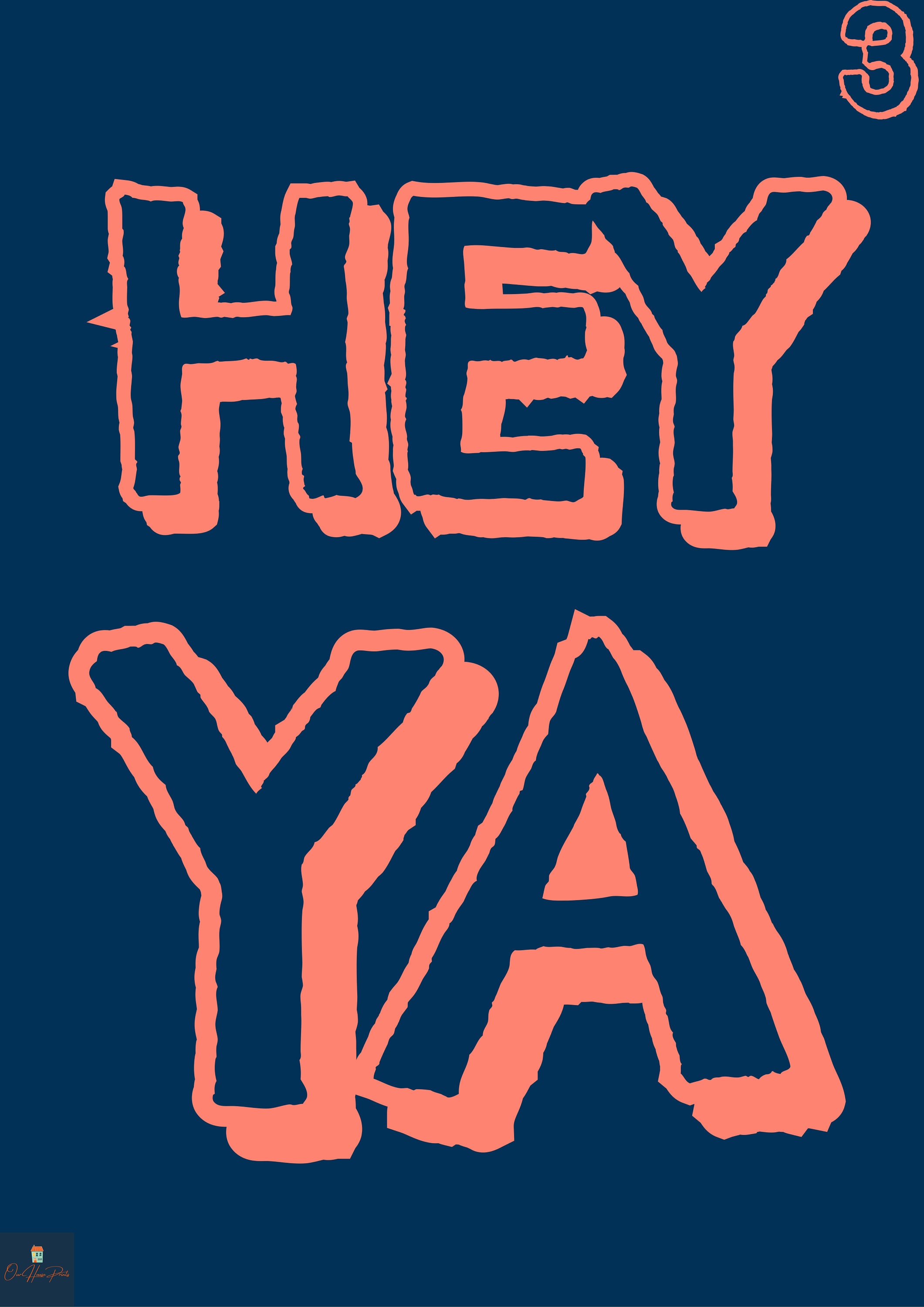 Hey Ya Lyrics Print Outkast Inspired Music Poster. | Etsy