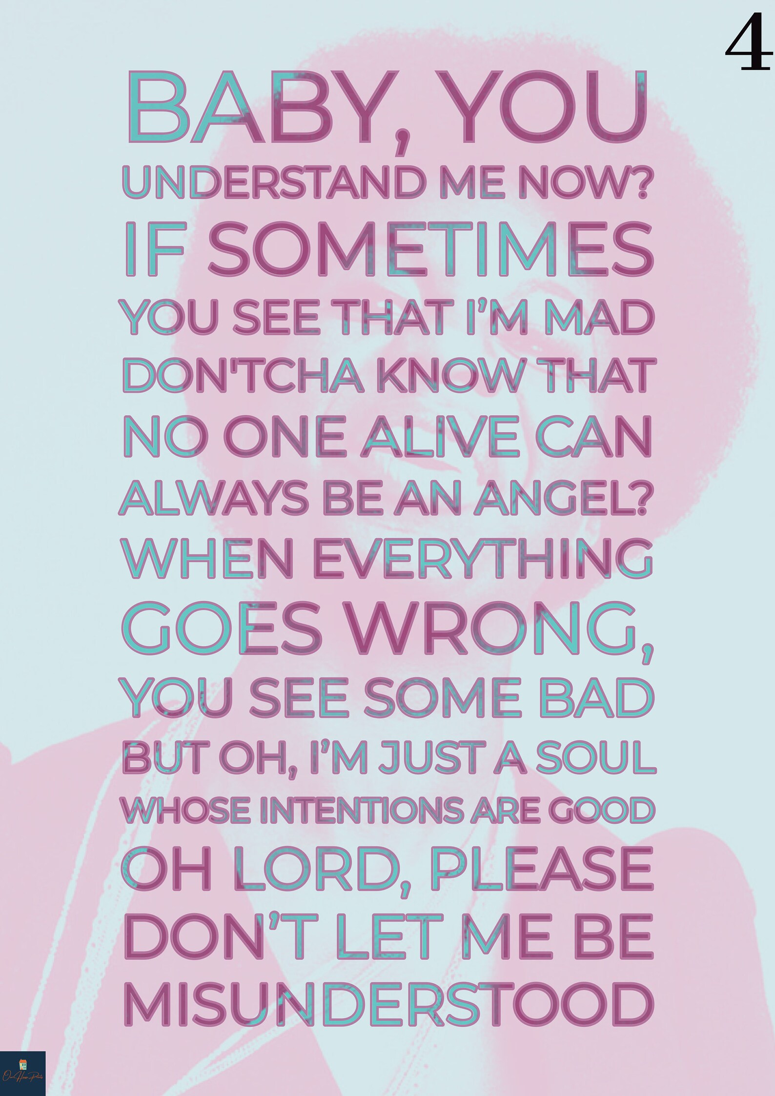 Misunderstood Lyrics Print nina Simone the Animals Inspired - Etsy UK