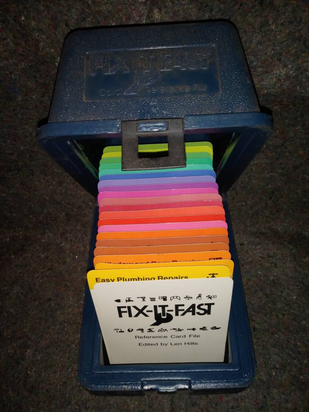 Vintage Fix-it-fast Card Reference File - Etsy