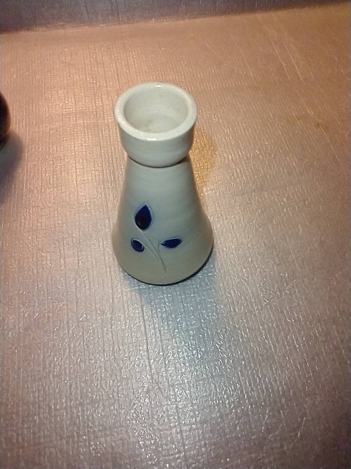 Hand Throne Mini Salt Glazed Cobalt Blue 3 Leaf Vase - Etsy