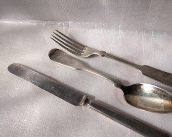 Vintage Community Plate Fork and Spoon Set - Etsy