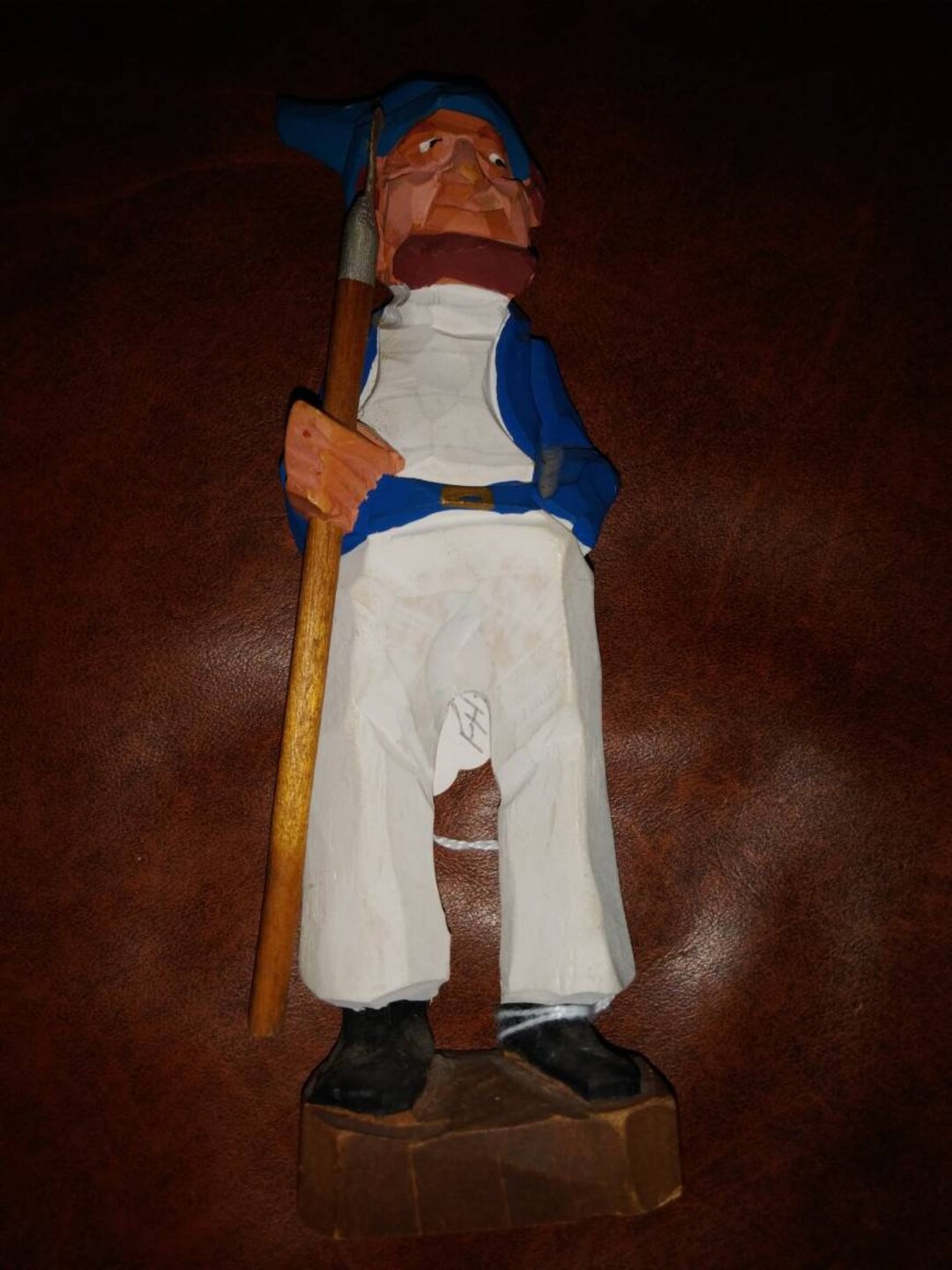 Signed 6" Carved Wood Seaman Figurine - Etsy