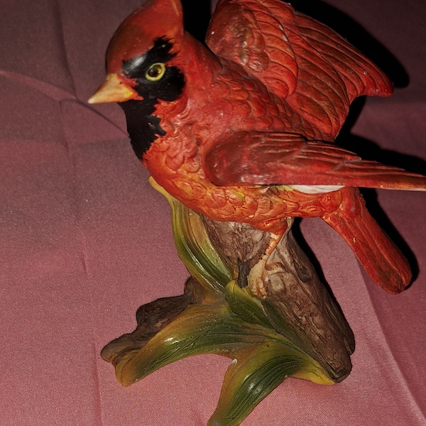 Ceramic Cardinal Statue - Etsy