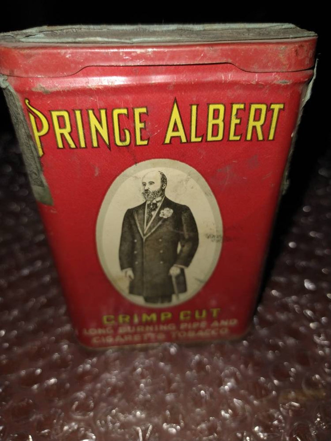 Vintage Prince Albert Tobacco Tin- Embossed - Etsy