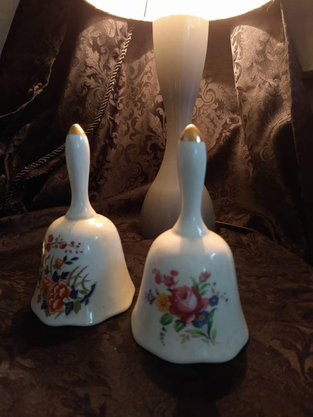 Vintage Porcelain Bells - Etsy