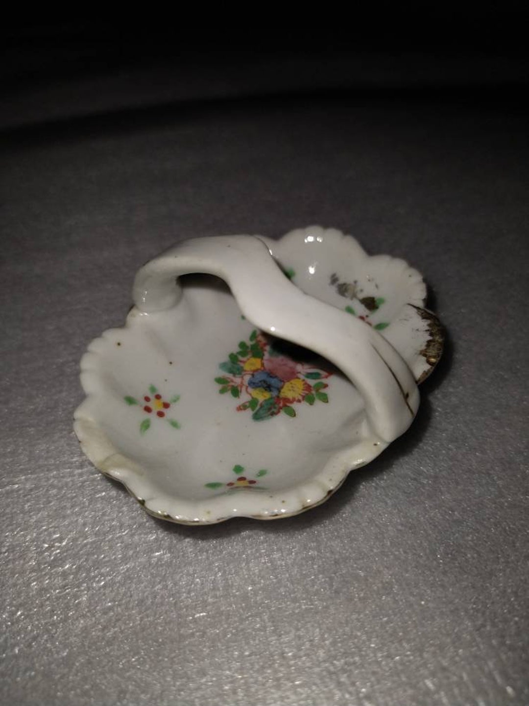 Miniature Porcelain Basket- Occupied Japan - Etsy