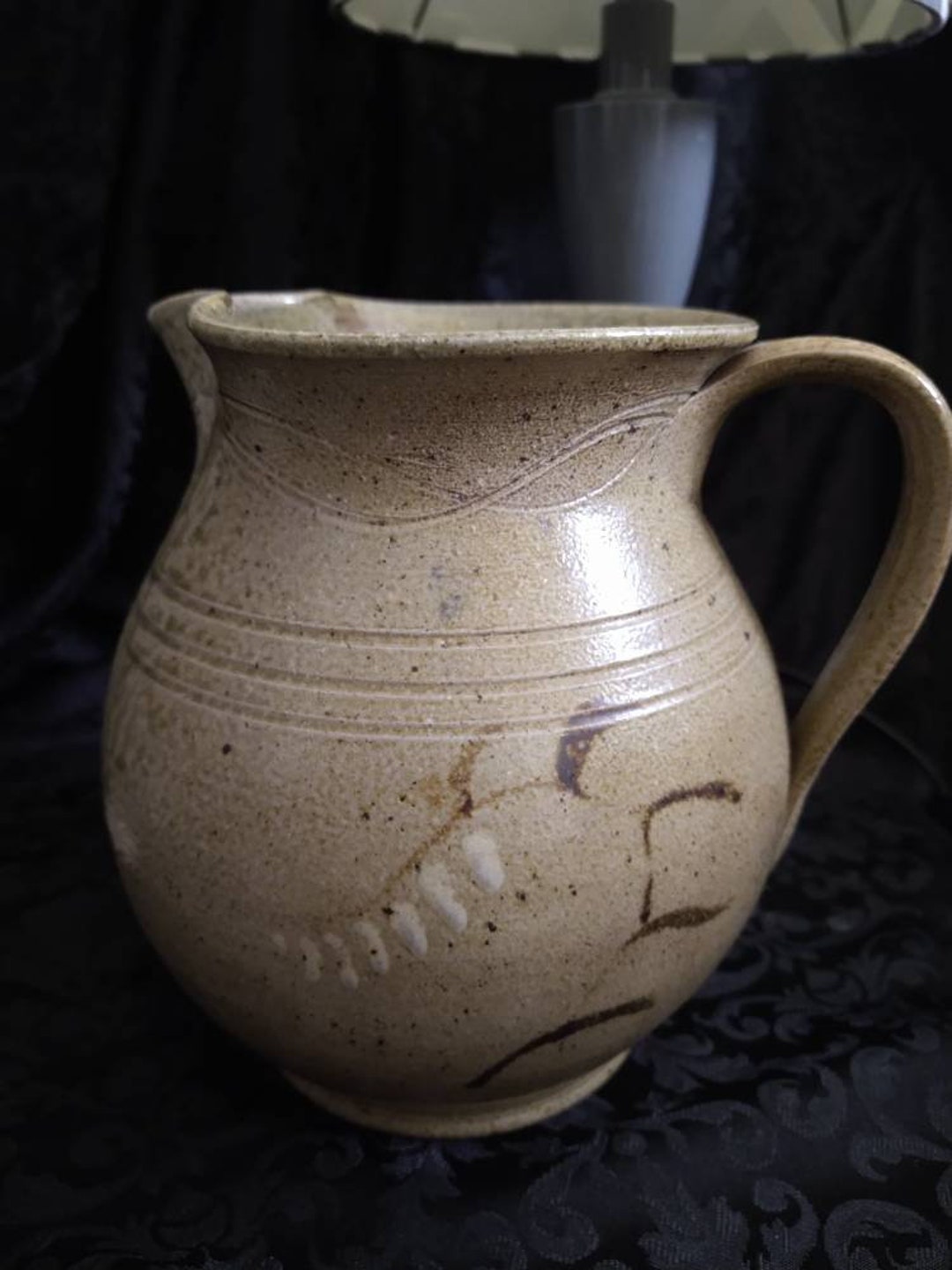 Jugtown Ware Pottery Pitcher - Etsy
