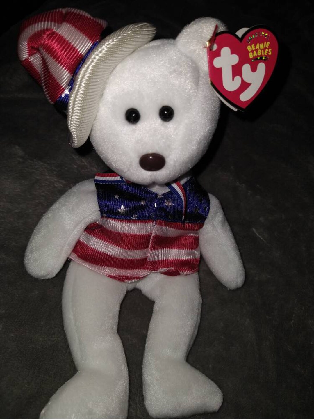 TY Beanie Baby- Red, White, Blue Sam July 4, 2003 - Etsy
