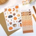 FALL Autumn Themed Sticker Sheet Cute Journal Planner - Etsy Canada