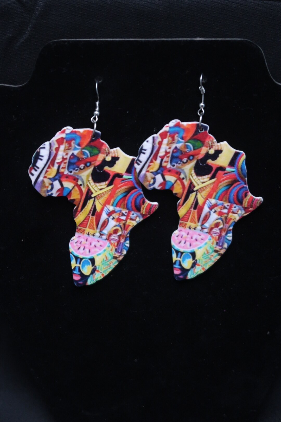 Dangle Graphic Design Earrings for Sale 10% Off. - Etsy
