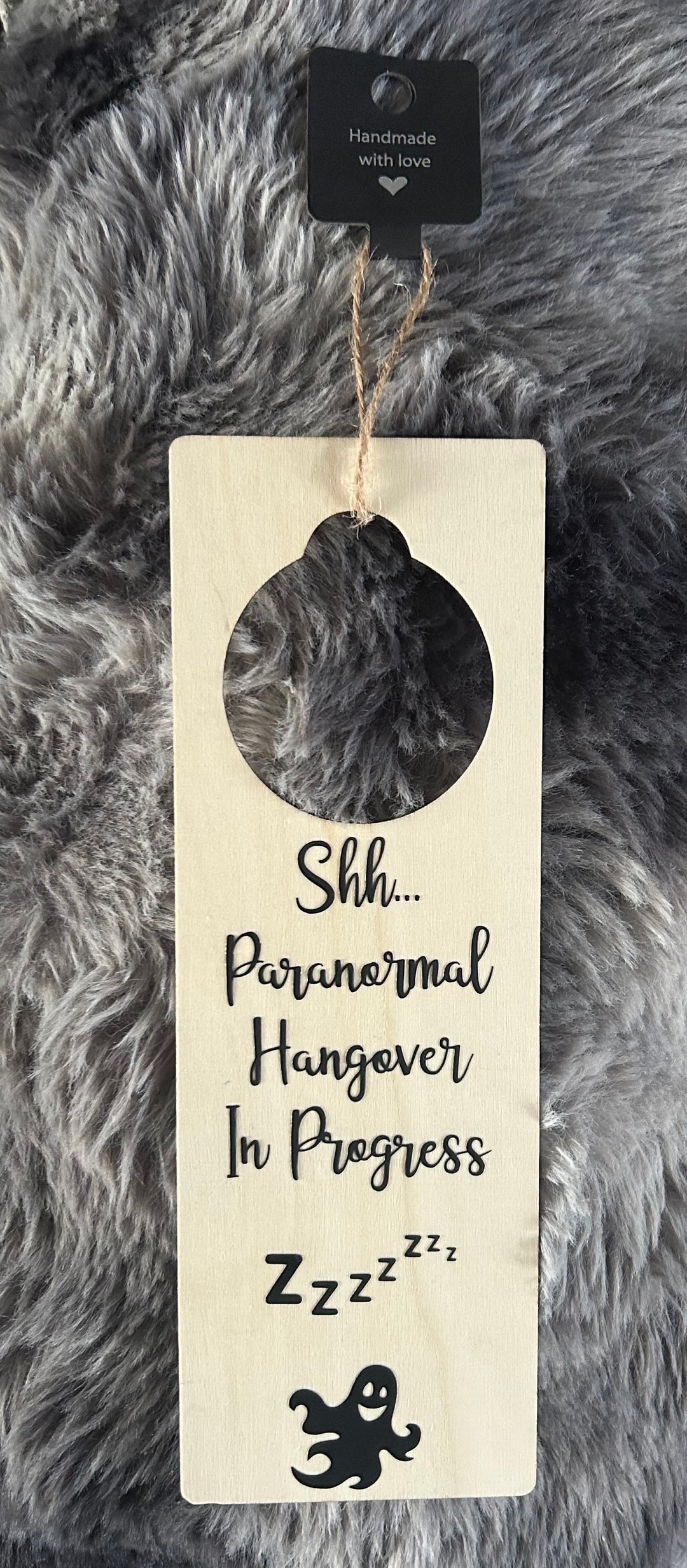 Do Not Disturb - Bedroom Door Sign - Paranormal Hangover in Progress - Etsy