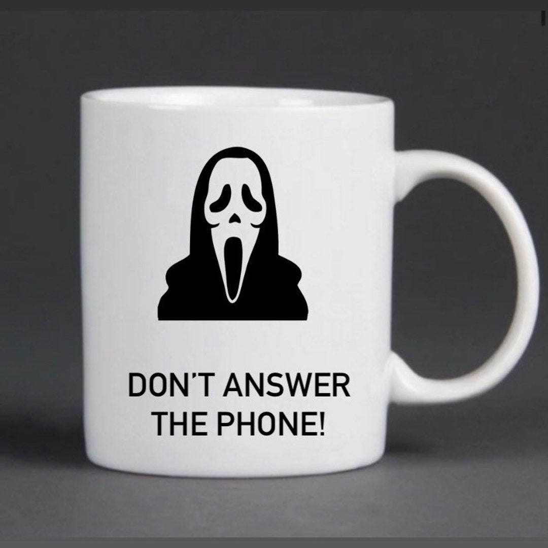 Ghost Face SCREAM Mug - Creepy Coffee Cup for Horror Enthusiasts - Etsy