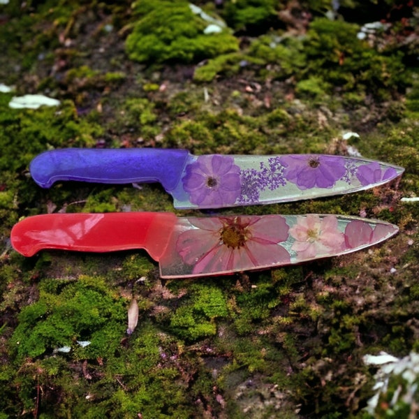 Flower Kitchen Knife - Etsy