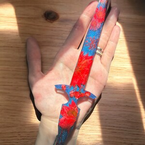 Custom Decorative Dried Pressed Flowers or Flower Petal Floral Dagger ...