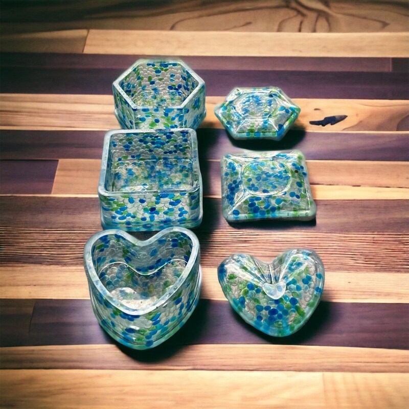 Sea Glass Jar - Etsy