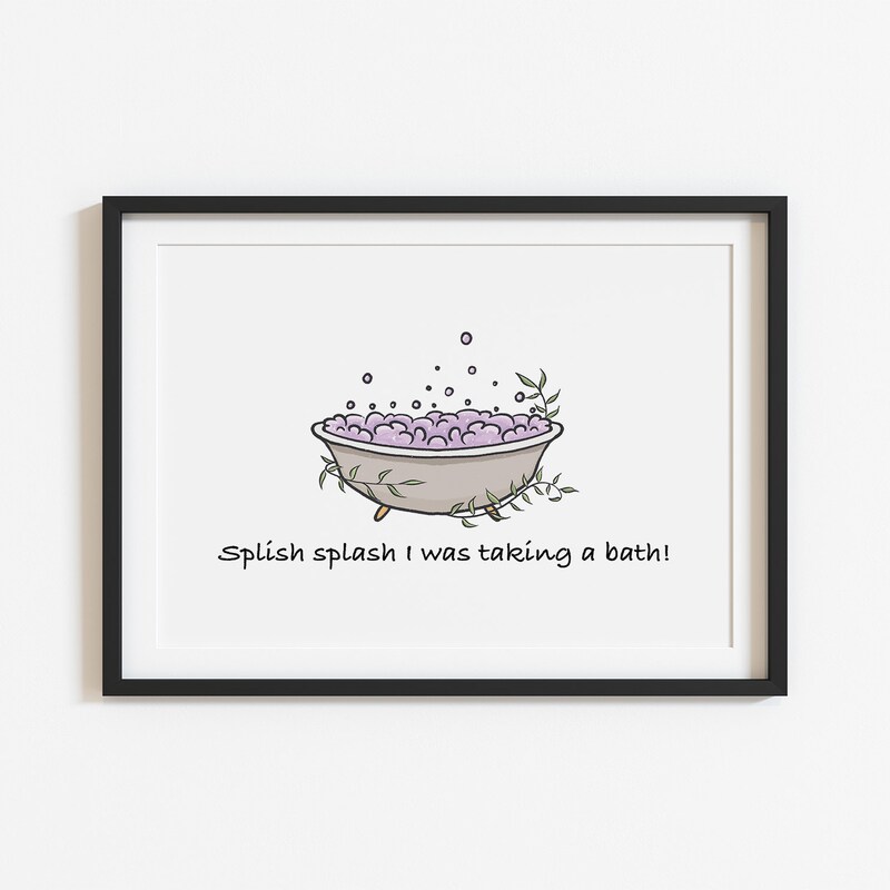 Splish Splash I Was - Etsy
