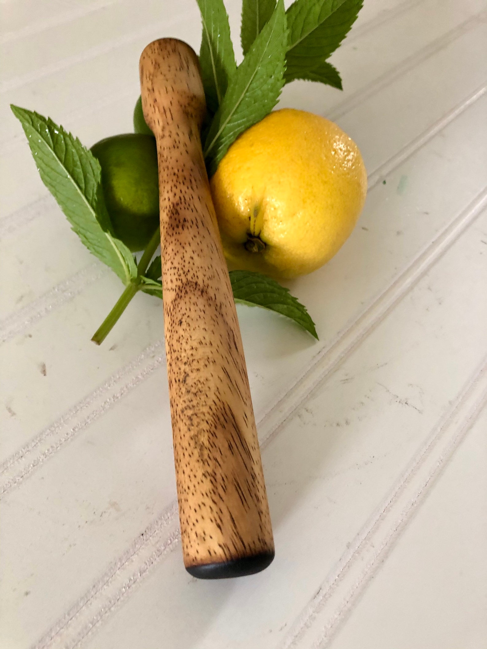 Muddler - Wooden Muddler - Charred Wood - Bartender Tools - Cooking ...