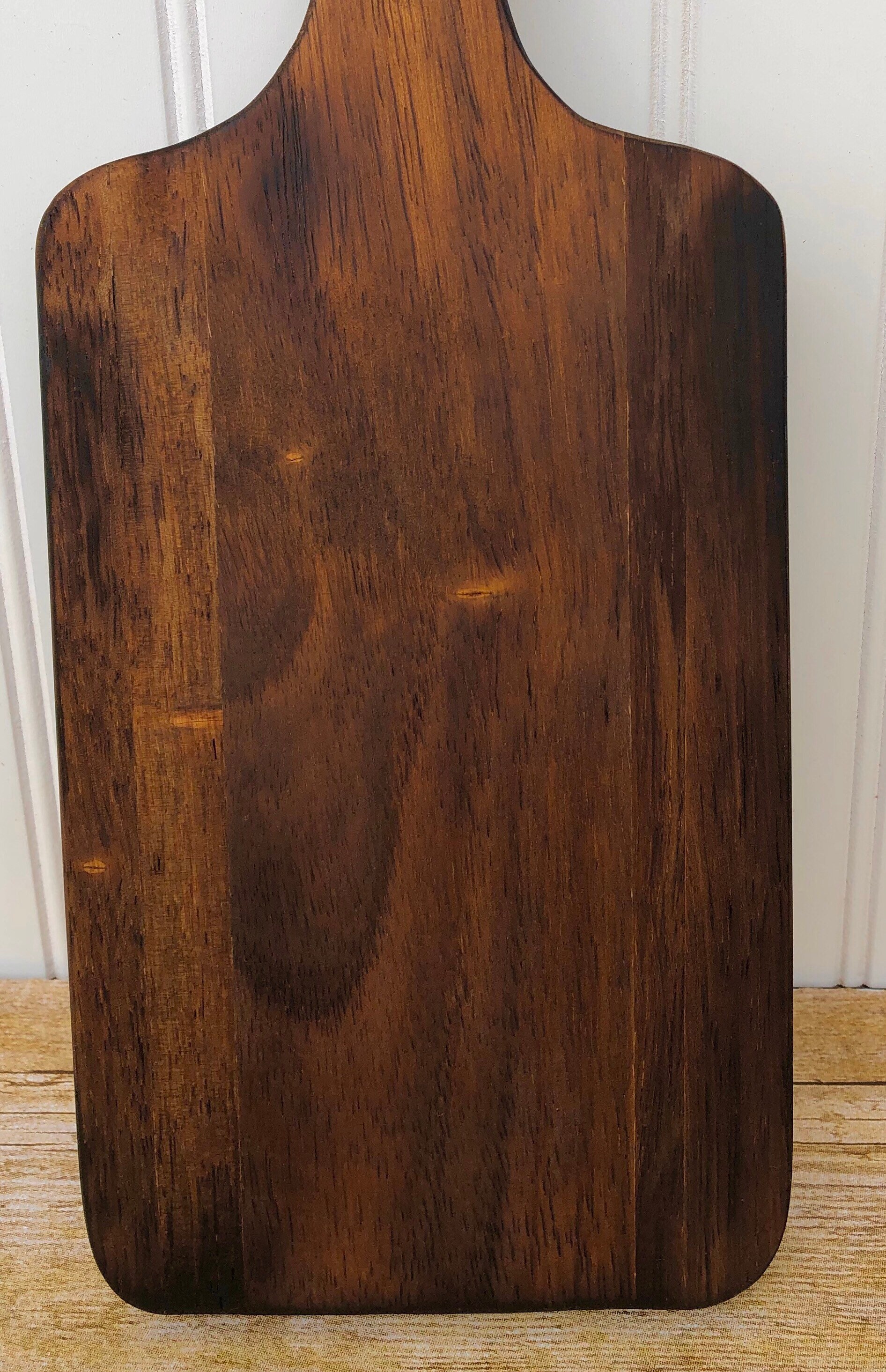 Wooden Bread Board- Charcuterie Board - Serving Board With Handle ...