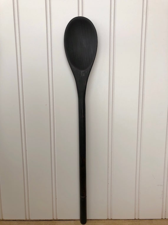 Burned Wood Spoon Charred Wood Wooden Spoon Housewarming | Etsy