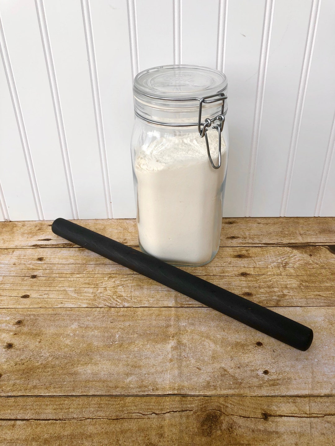 Burned Wood Rolling Pin - Chinese Style Rolling Pin - Wooden Rolling ...