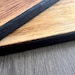 Charcuterie Board - Serving Board With Handle - Charred Wood Board ...