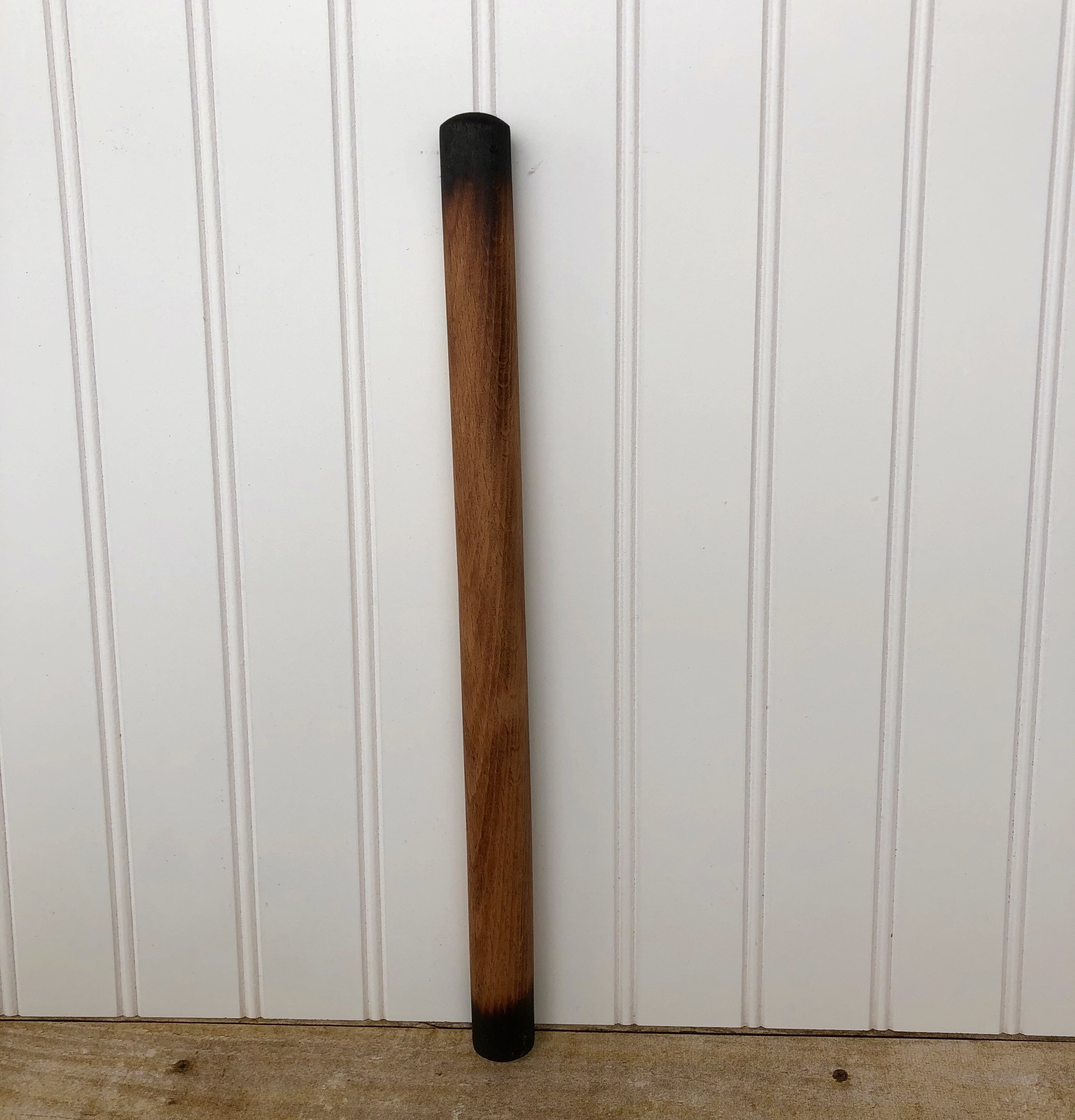 Wooden Rolling Pin - Charred Wood - Chinese Style Rolling Pin - Wood ...