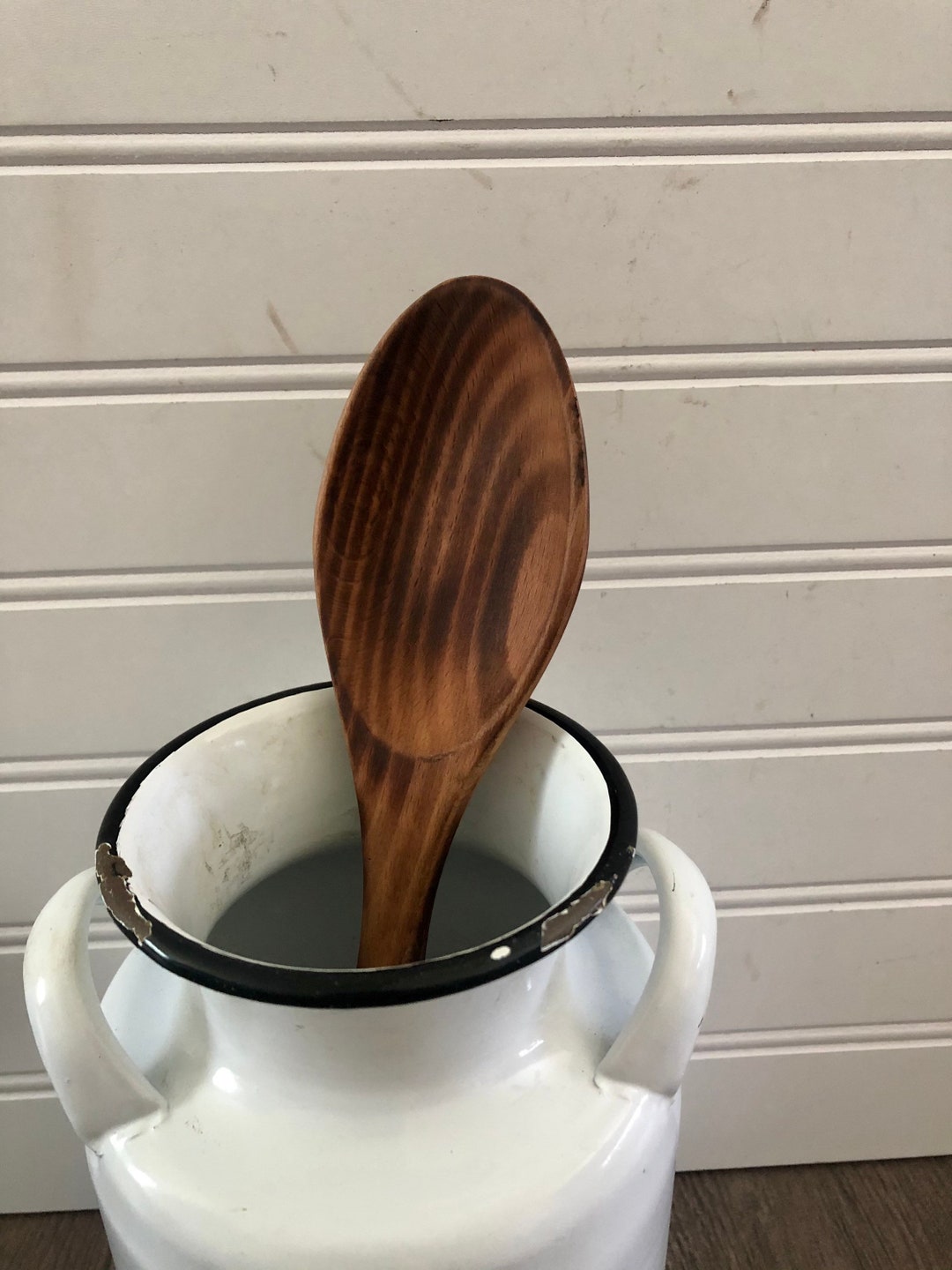 Wooden Spoon - Charred Wooden Spoon - Hardwood - Kitchen Utensils ...