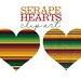Serape Clip Art, Serape Pattern Heart, Zarape Clip Art Sublimation - Etsy