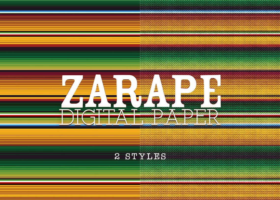 Zarape Digital Wallpaper, Serape Clip Art Pattern, Mexican Theme Paper ...