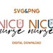 NICU Nurse Svg, Nurse Svg, Team NICU Svg - Etsy