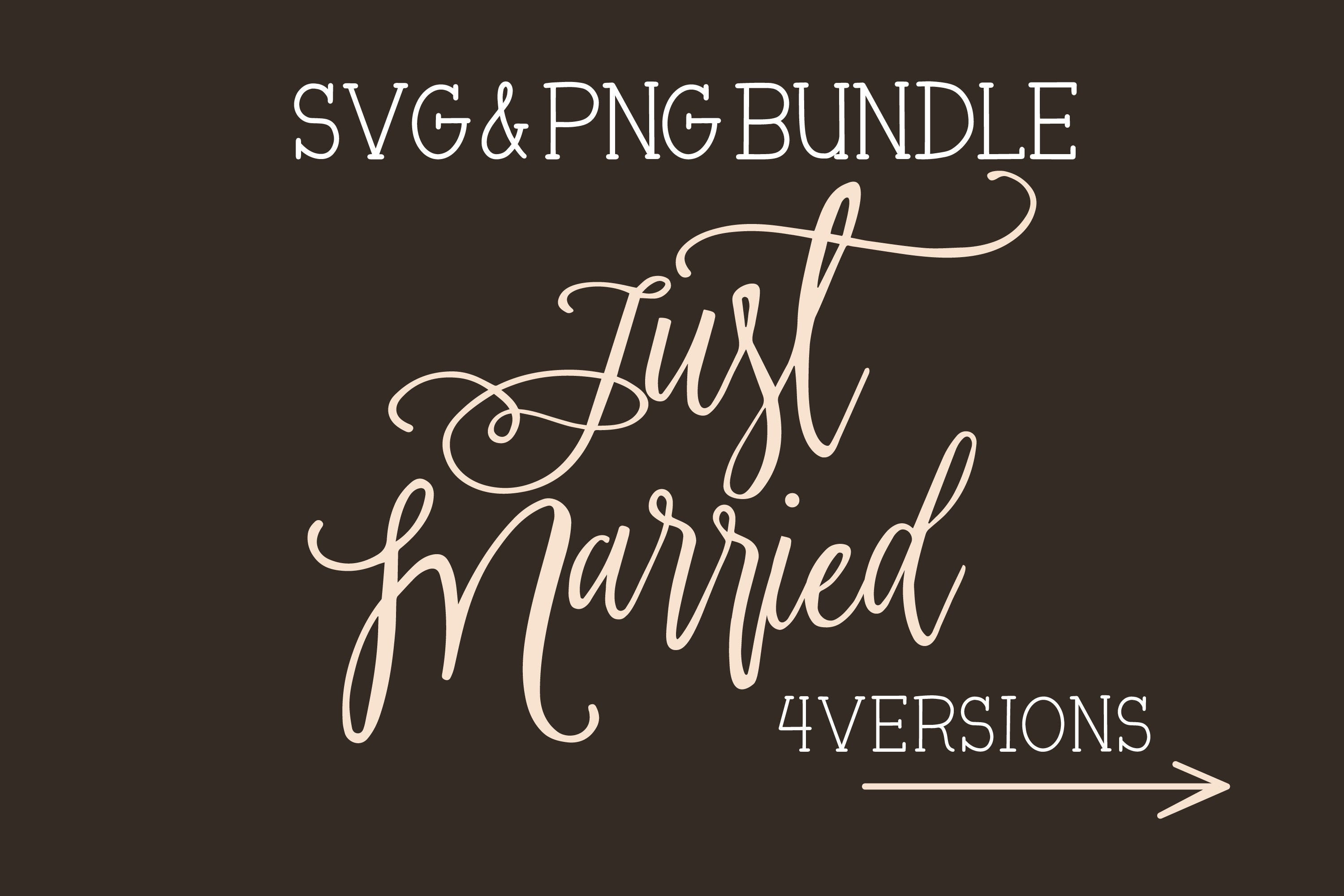 Married Svg Wedding Svg Just Married Svg Clip Art Marriage Svg Etsy