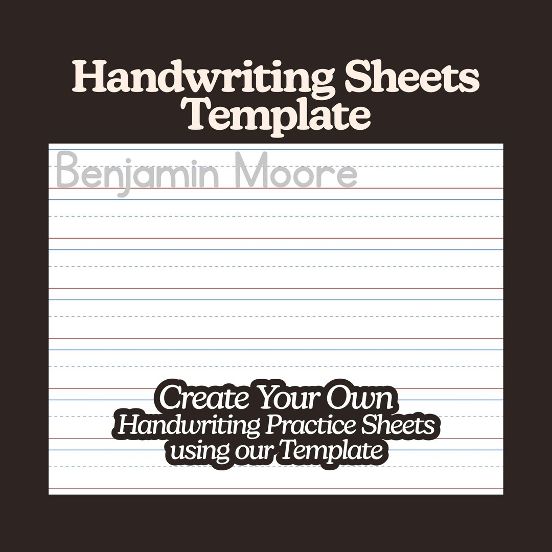 Handwriting Name Practice Sheets, Personalized Name Handwriting Sheets ...