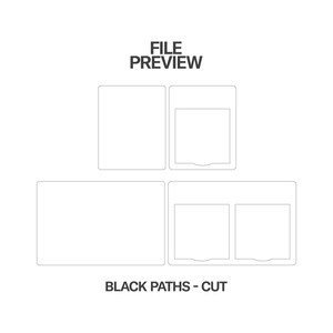 Sticky Note Holders Svg, Sticky Note Holder Laser File - Etsy