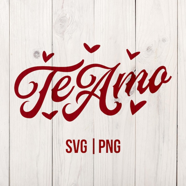 Te Amo - Etsy