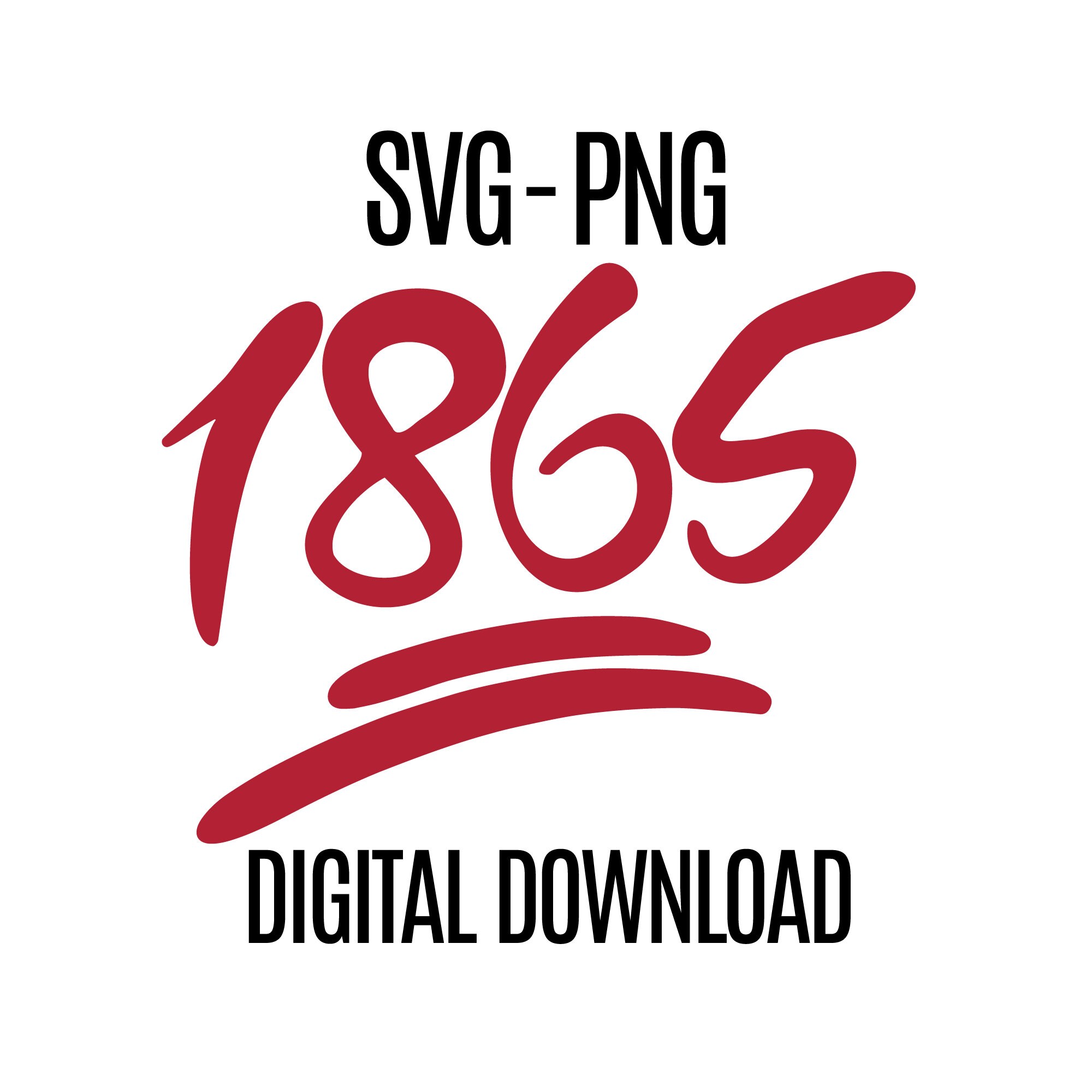 Juneteenth 1865 Svg, Juneteenth Clip Art, 1865 Svg - Etsy