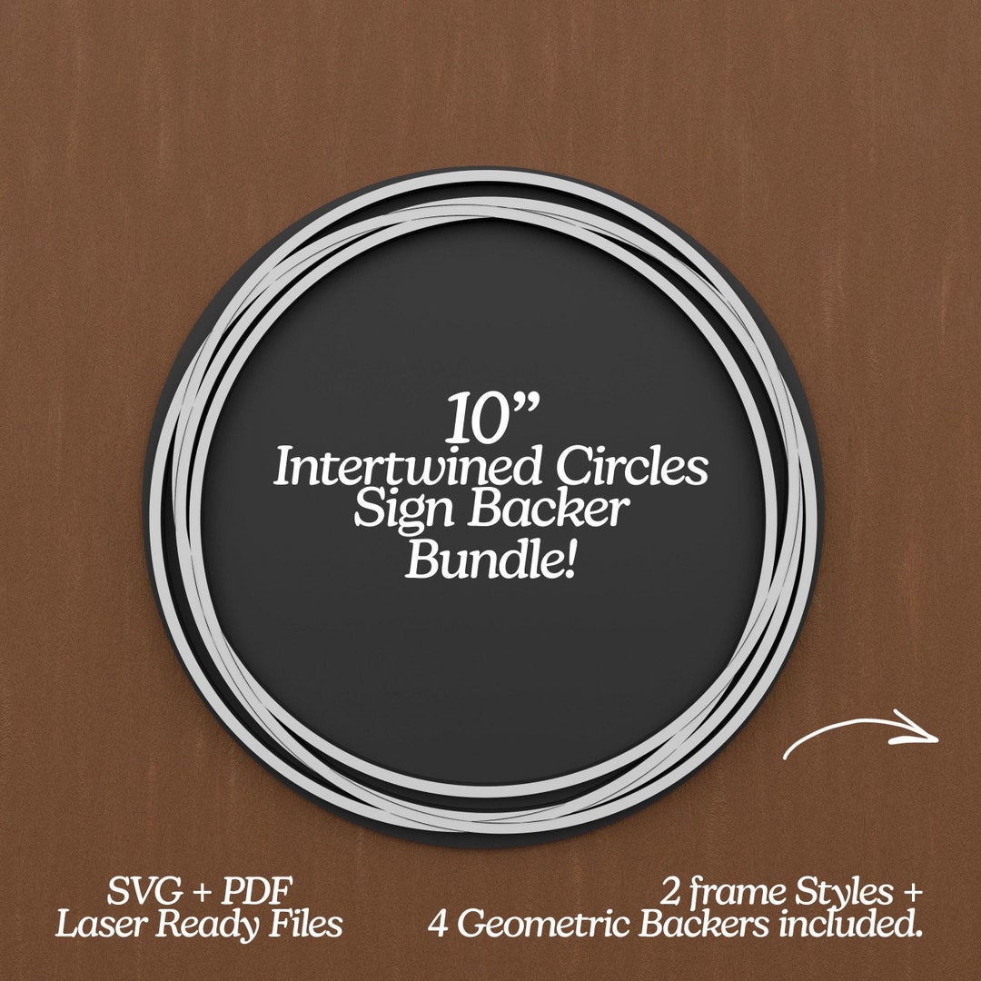 Round Cut File, Circles Frame Svg - Etsy