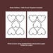 Printable Heart Templates, DIY Valentine Garland - Etsy