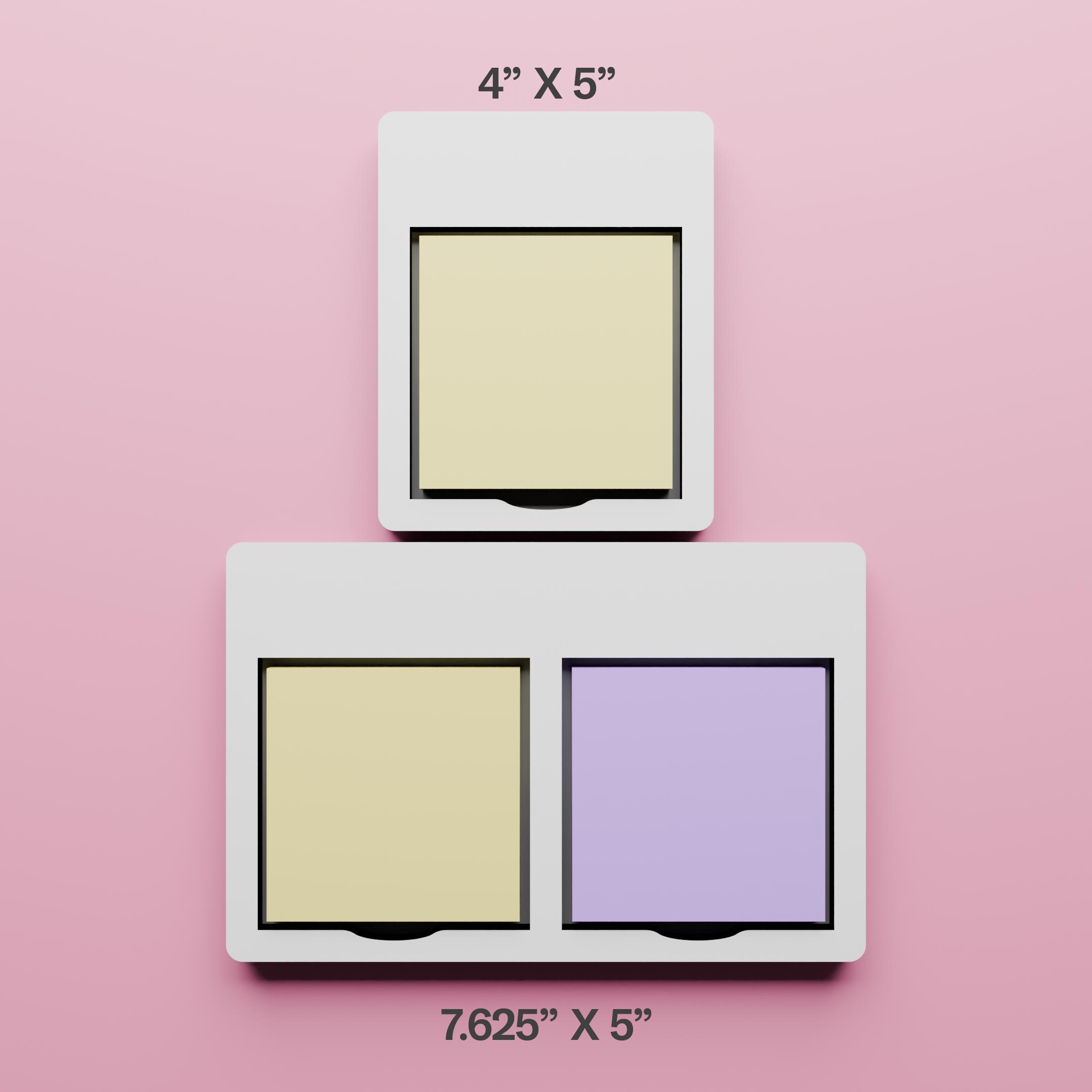 Sticky Note Holders Svg, Sticky Note Holder Laser File - Etsy