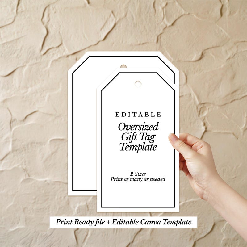 Extra Large Hang Tags - Etsy
