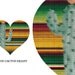 Serape Clip Art, Serape Pattern Heart, Zarape Clip Art Sublimation - Etsy