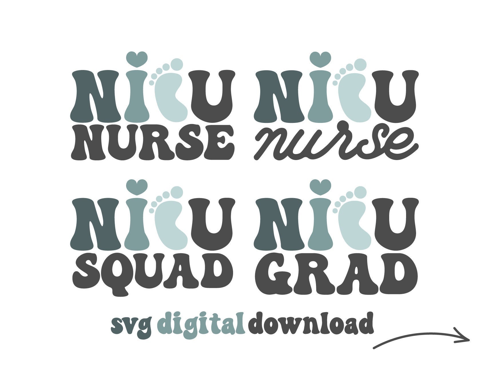NICU Svg NICU Nurse Svg Nicu Shirt Svg - Etsy